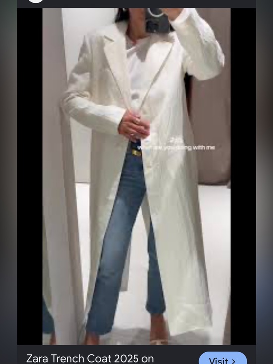 Zara | Jackets & Coats | Zara Black Logo Tag On Cream Lining | Poshmark